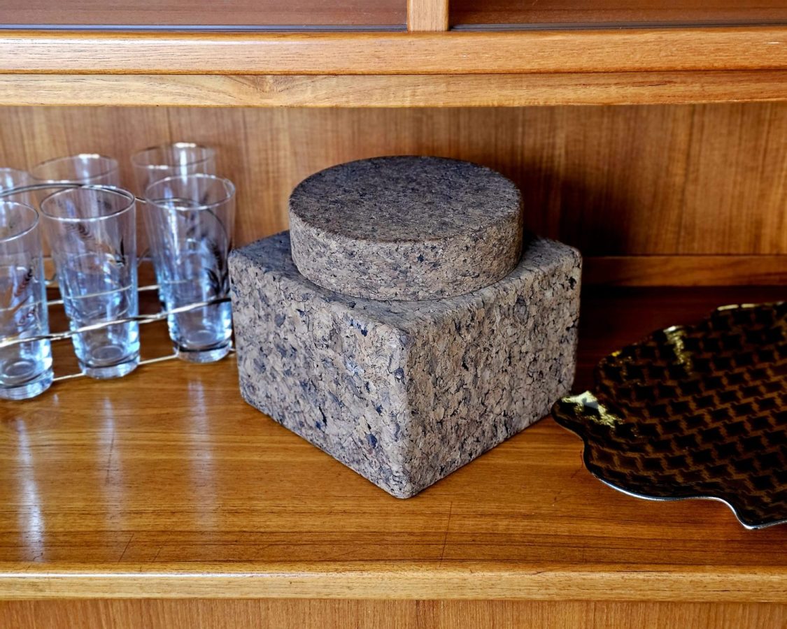 Mid Century Modern Mort N. Marton Cork Ice Bucket